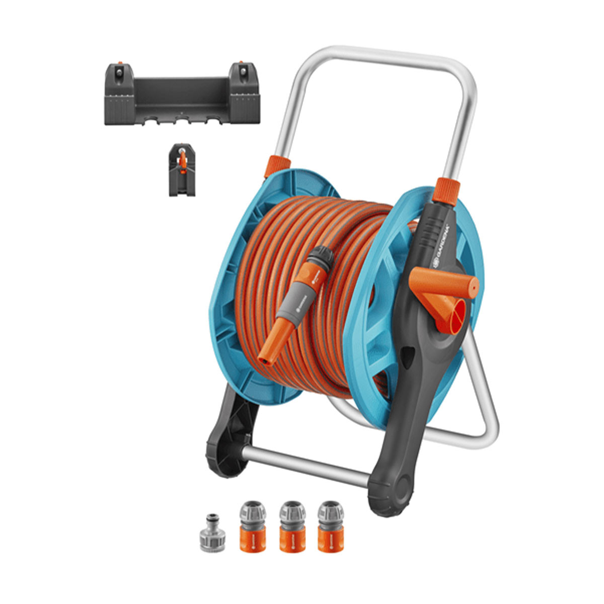 Gardena Basic Wall Hose Reel Set (25m) | Charlies