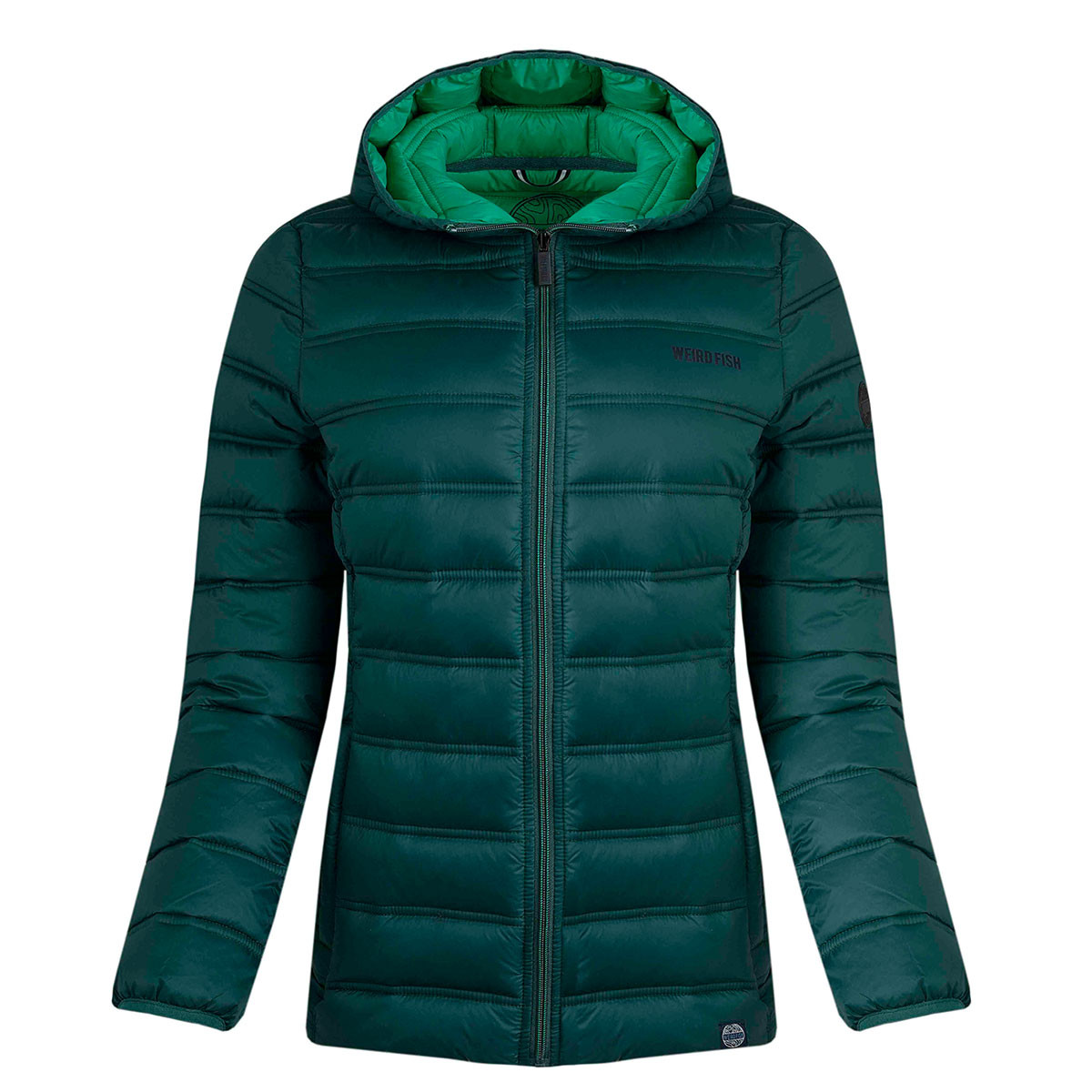 Weird Fish Women's Eshka Lightweight Padded Jacket - Cedar Green | Charlies