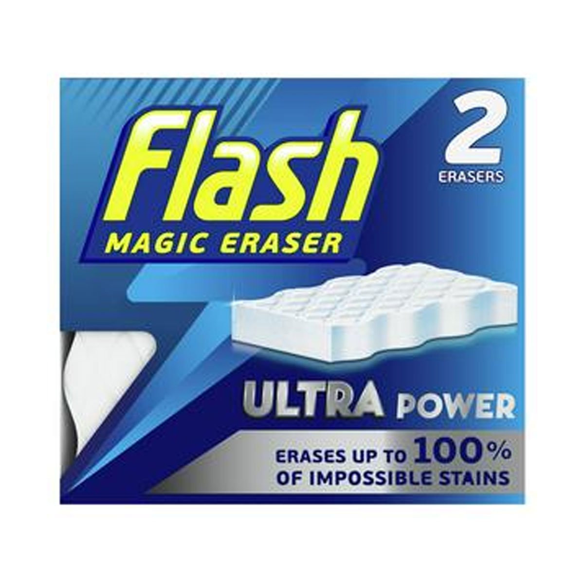 Flash Ultra Power Magic Eraser - 2 Pack | Charlies