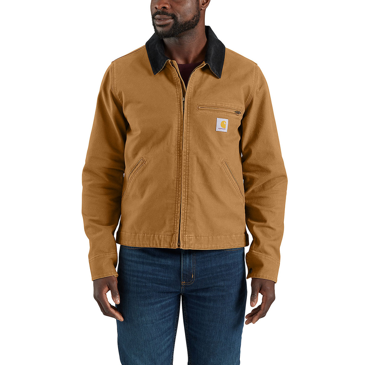 Carhartt Men's Duck Detroit Jacket - Brown | Charlies