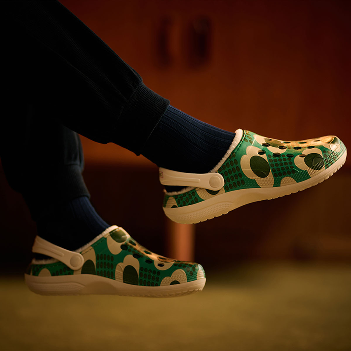 Regatta x Orla Kiely Women's Cosy Clog - Raincloud Emerald | Charlies