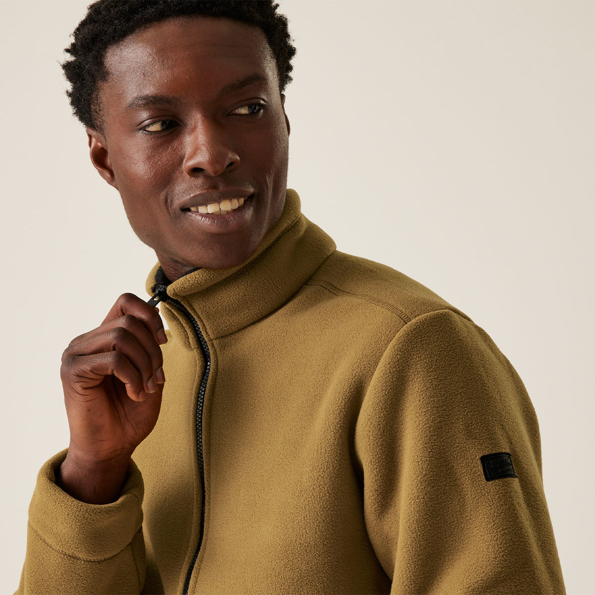 Regatta Men's Garrian II Full Zip Fleece - Umber/Black | Charlies