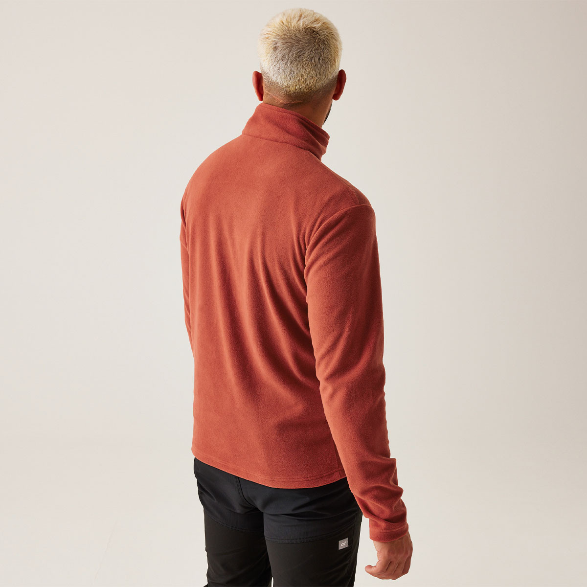 Regatta Men's Thompson Half Zip Fleece - Red Ochre | Charlies