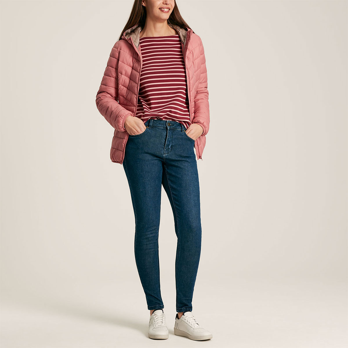 Joules Women's Kenley Quilted Jacket - Rose | Charlies