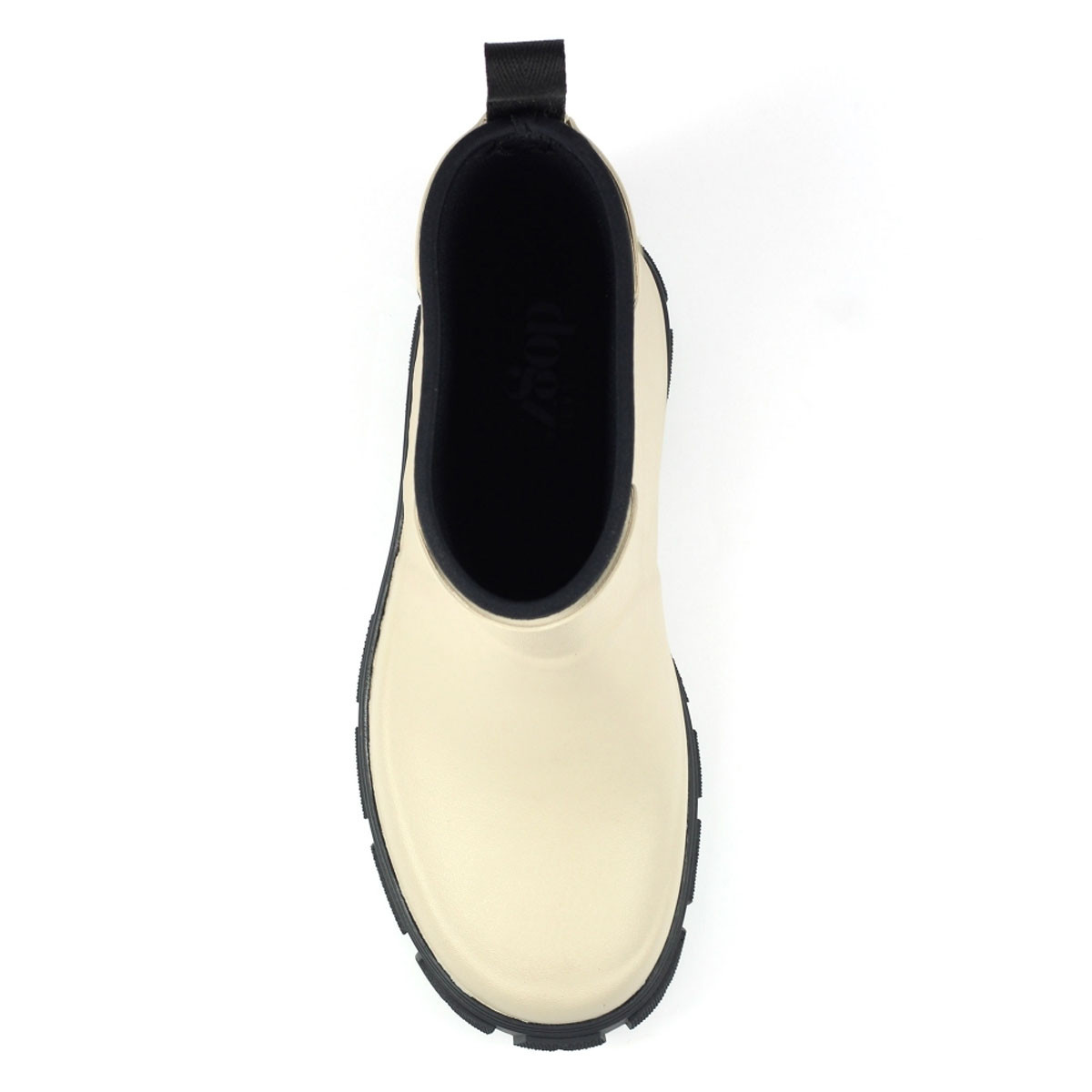 Lazy Dogz Women's Lake Ankle Wellington Boots - Cream | Charlies