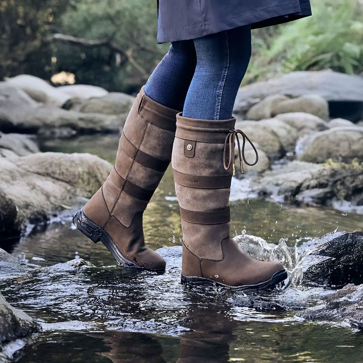 Dublin Women's River Boots IV - Chocolate | Charlies