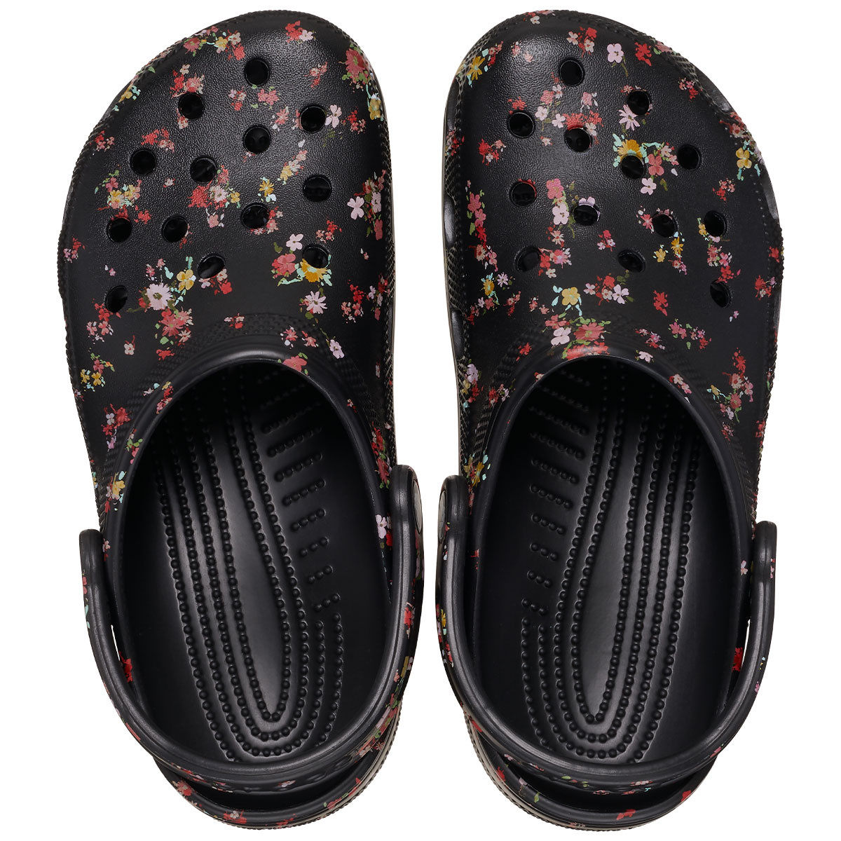 Crocs Women's Classic Ditsy Floral Clog - Black | Charlies