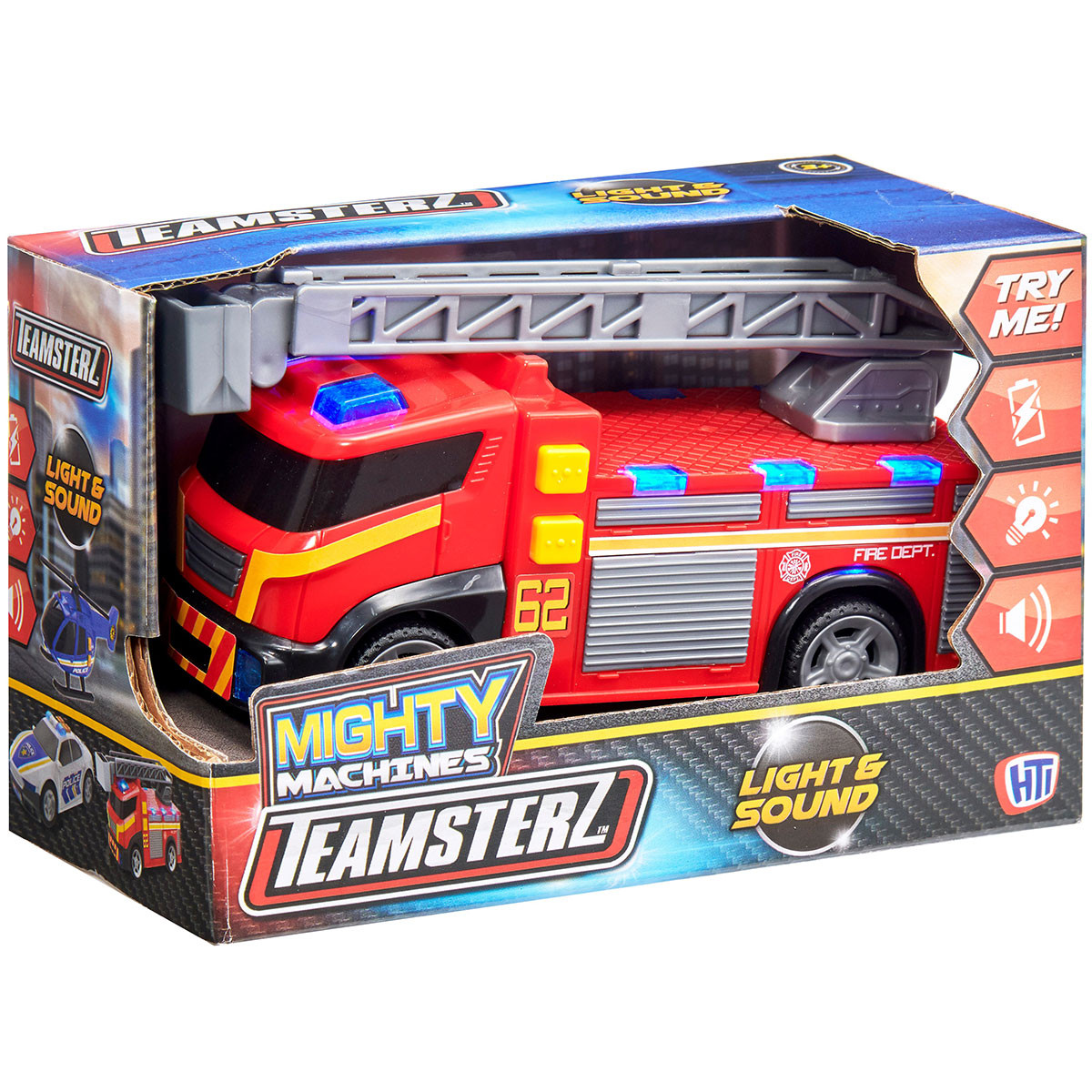 Teamsterz Light and Sound Fire Engine Toy | Charlies