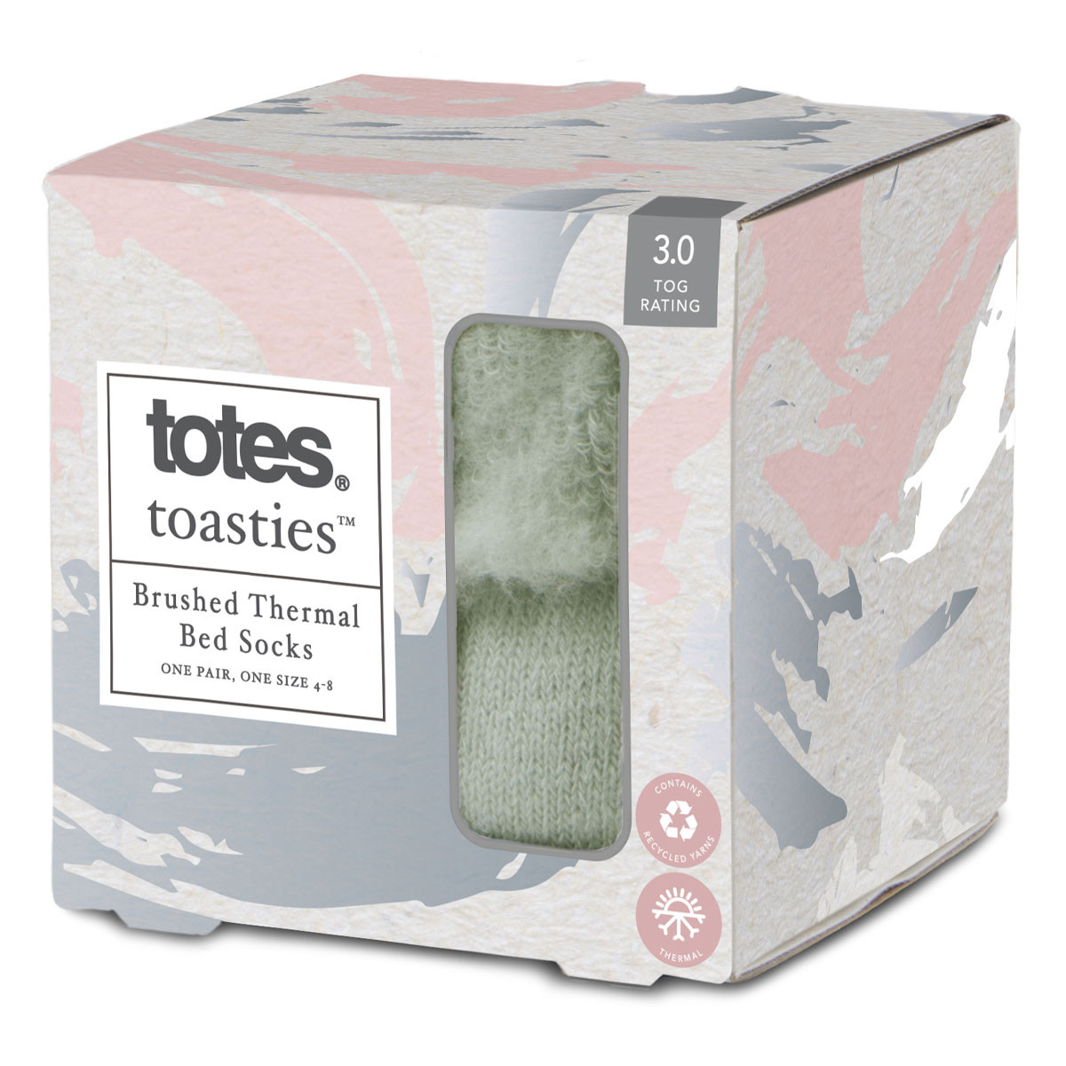 Totes Women's Thermal Bed Socks - Sage | Charlies