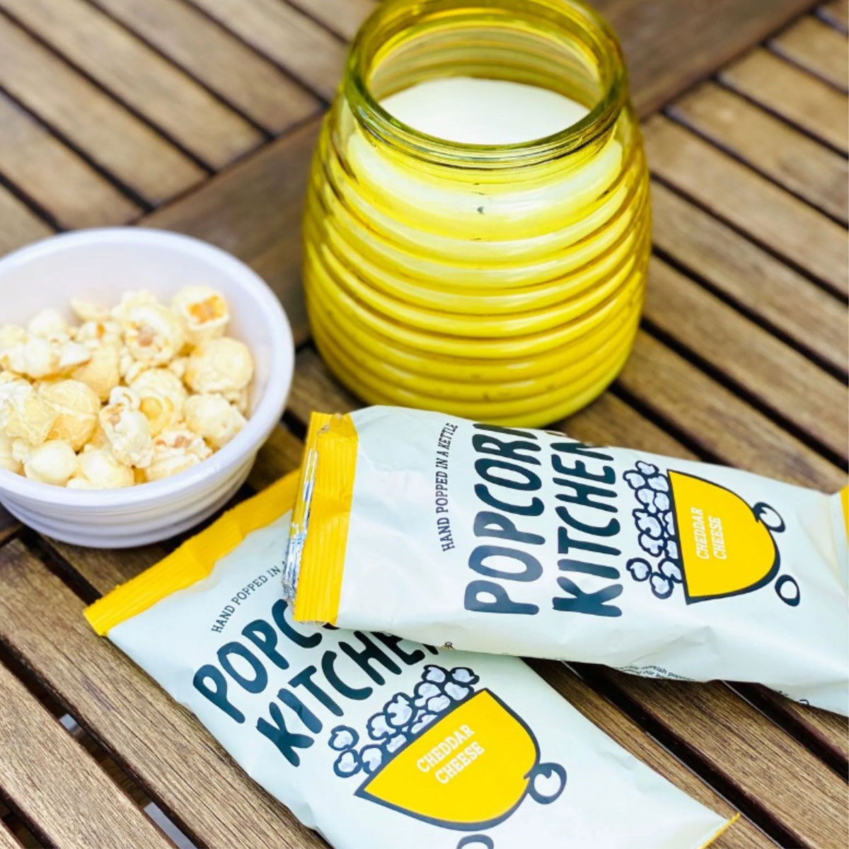 Popcorn Kitchen Cheddar Cheese Popcorn - 20g | Charlies
