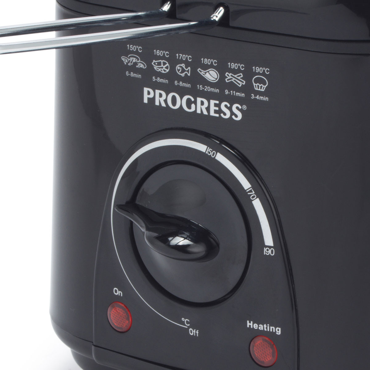 Progress Compact Deep Fat Fryer, 1 Litre - Black | Charlies