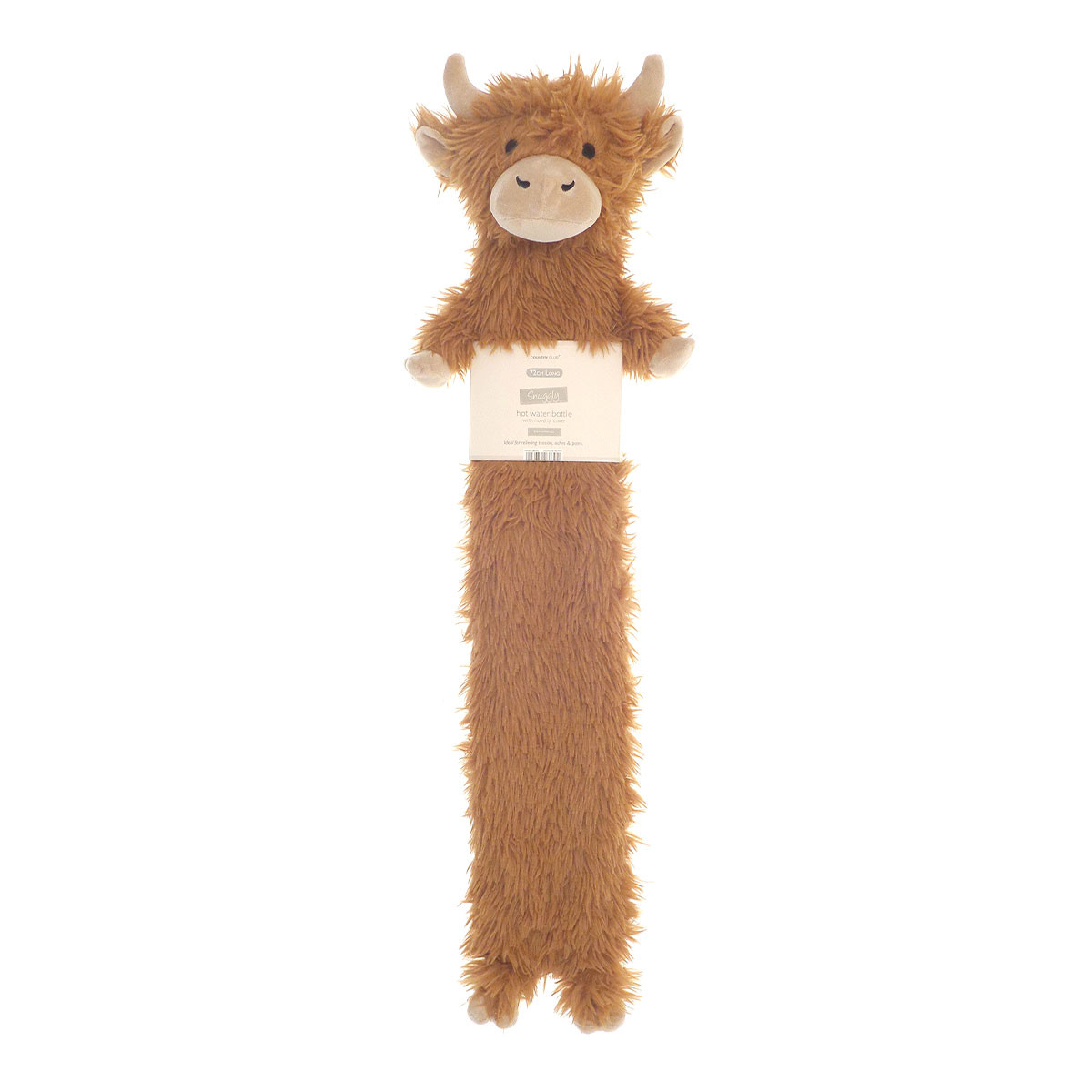 Long Highland Cow Hot Water Bottle | Charlies