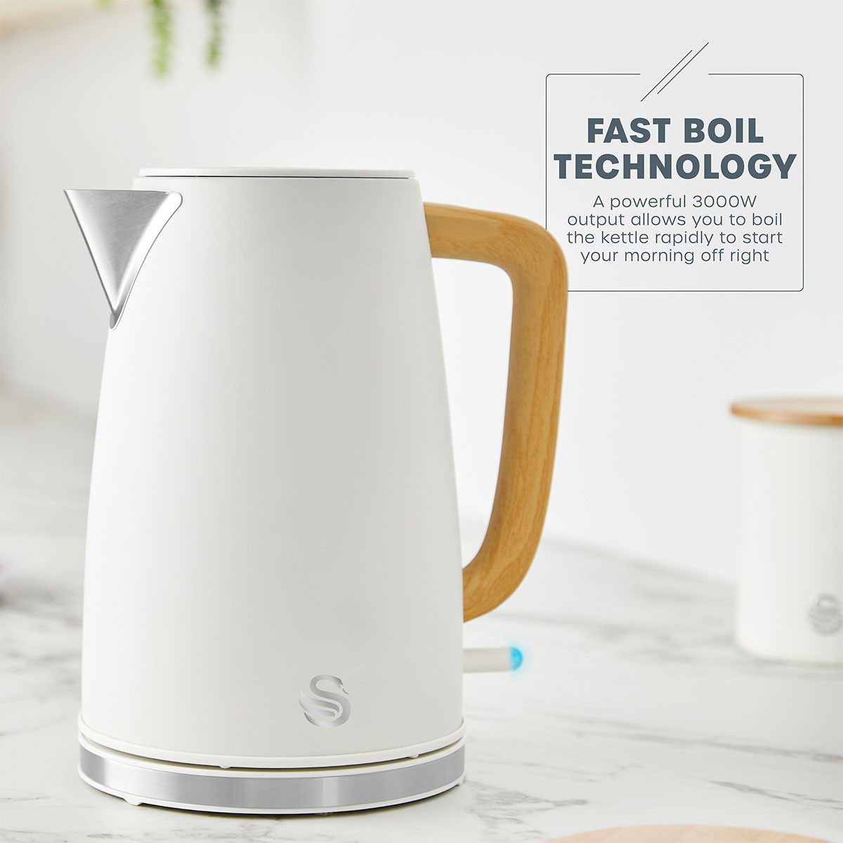 Swan Fjord 1.7L Kettle - White | Charlies
