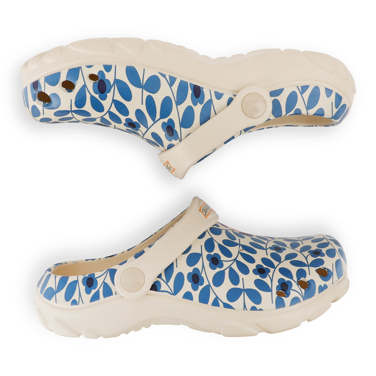 Regatta x Orla Kiely Children's Clog - Jasmine Flower Blue