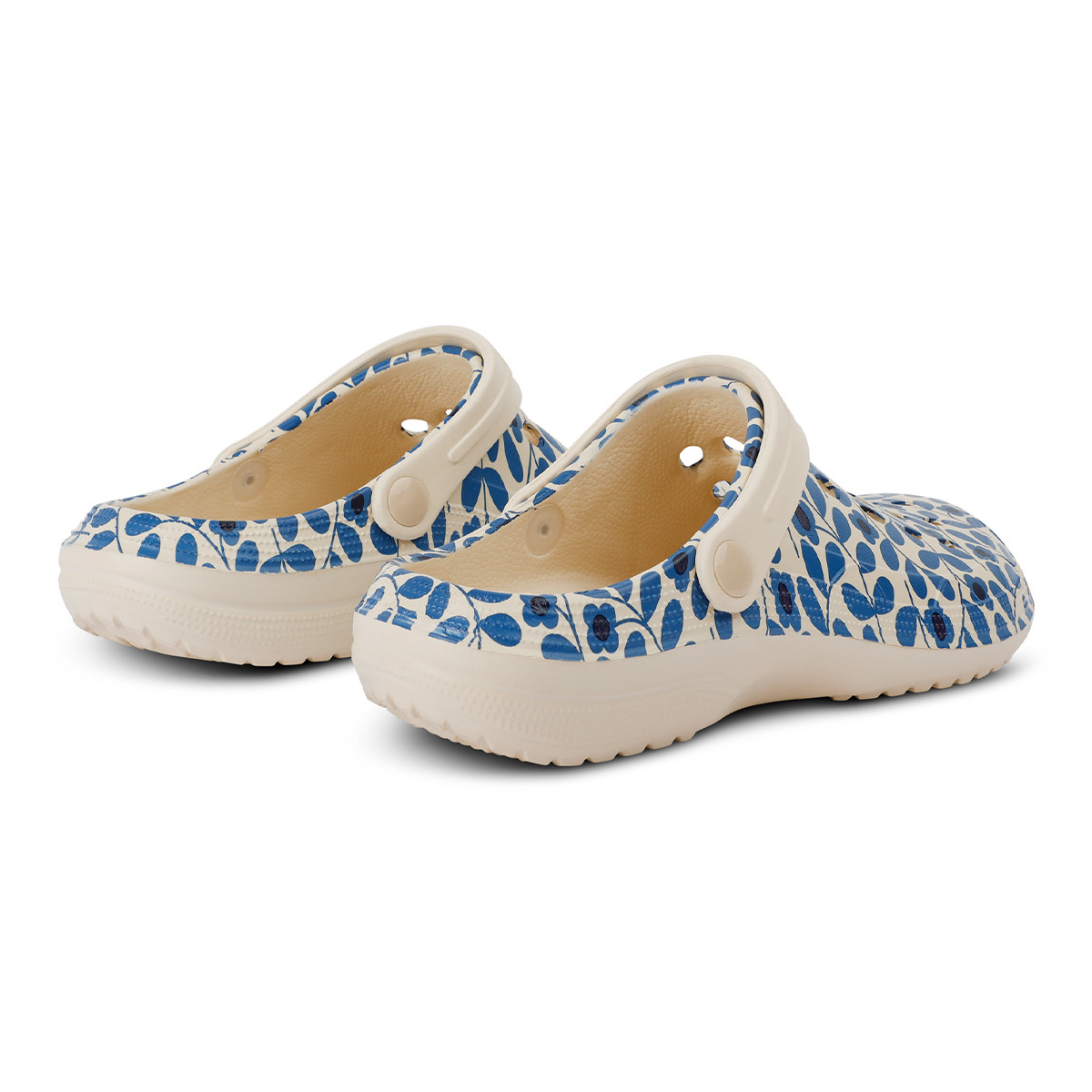 Regatta x Orla Kiely Women's Clogs - Jasmine Flower Blue | Charlies