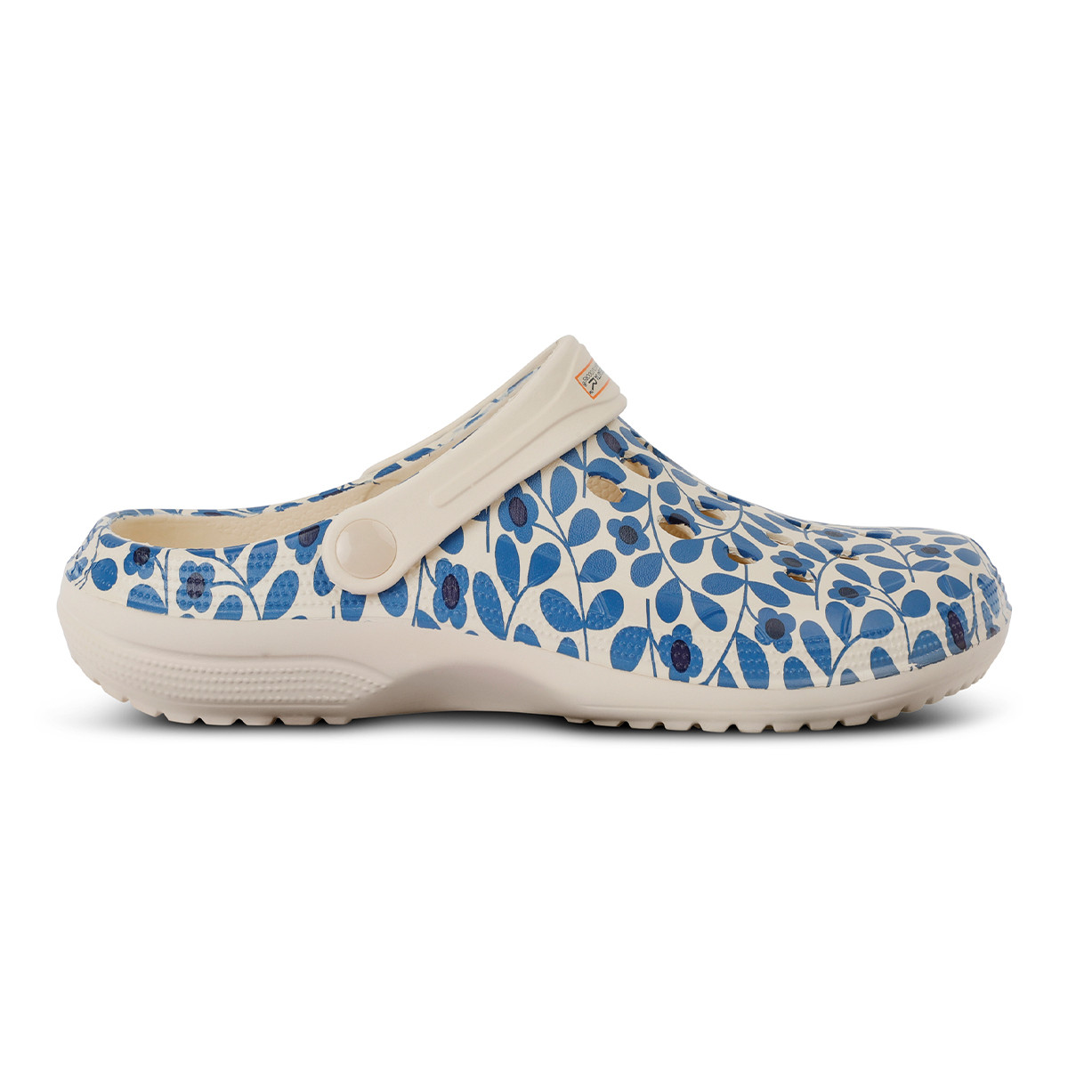 Regatta x Orla Kiely Women's Clogs - Jasmine Flower Blue | Charlies