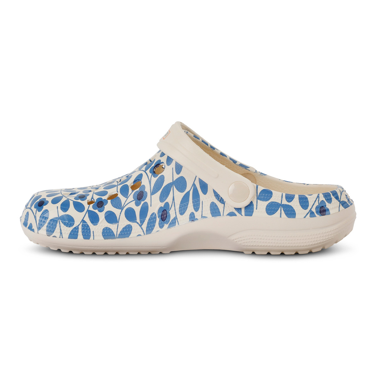 Regatta x Orla Kiely Women's Clogs - Jasmine Flower Blue | Charlies