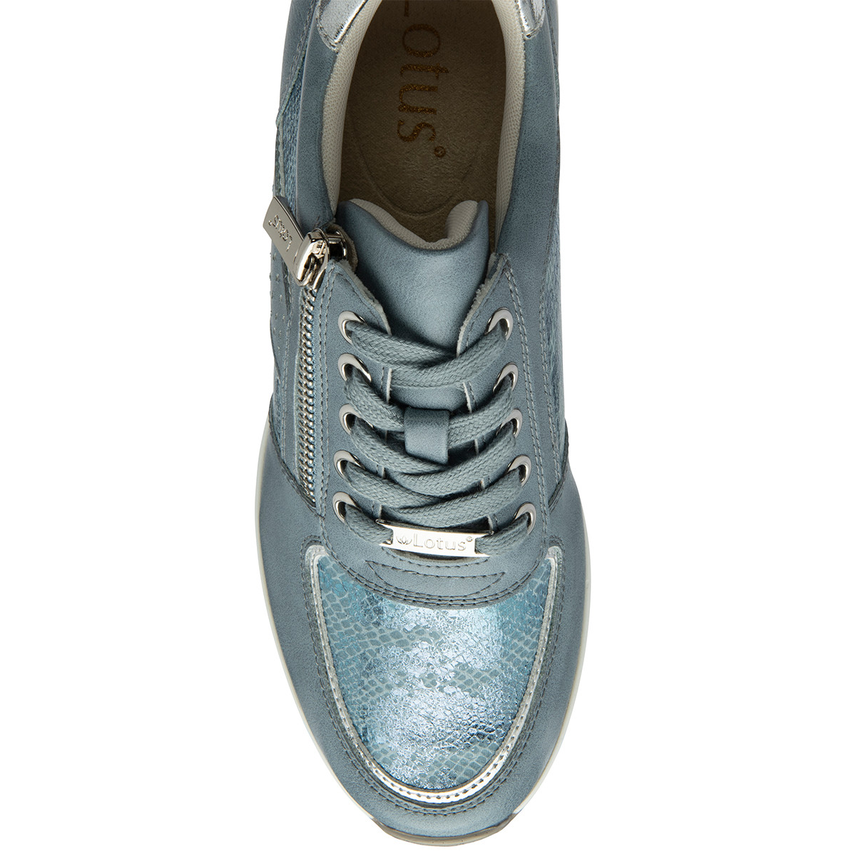 Lotus Women's Tenno Trainers - Blue | Charlies