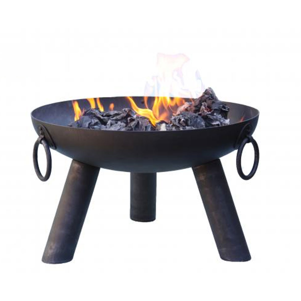 Gardeco Dakota Medium Steel Fire Pit, Black - 50cm | Charlies