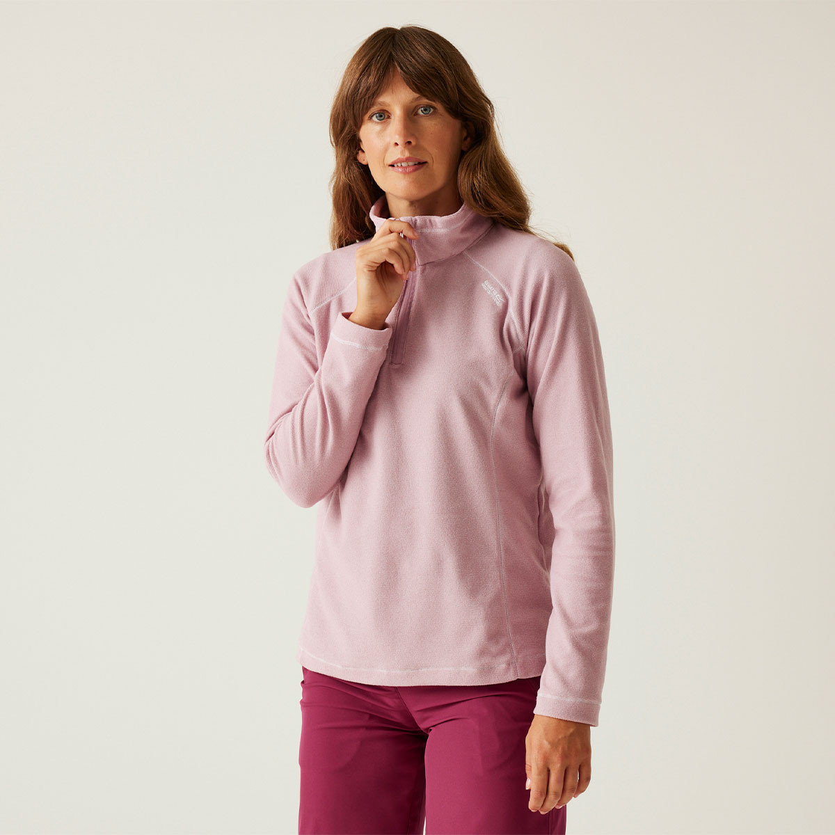 Regatta Women's Montes Lightweight Half Zip Fleece - Lilas/Powder Lilac ...