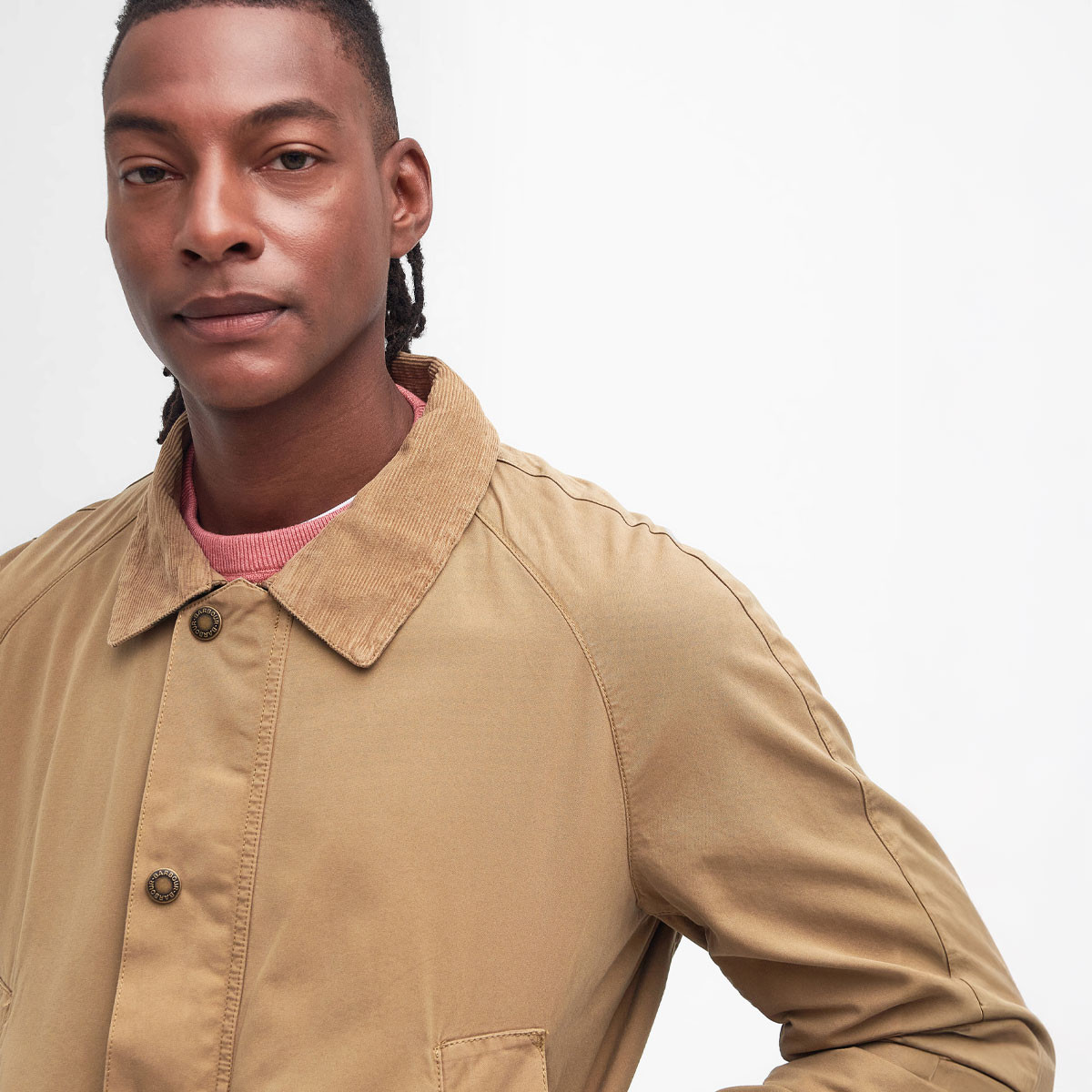 Barbour Men's Ashby Casual Jacket - Stone | Charlies