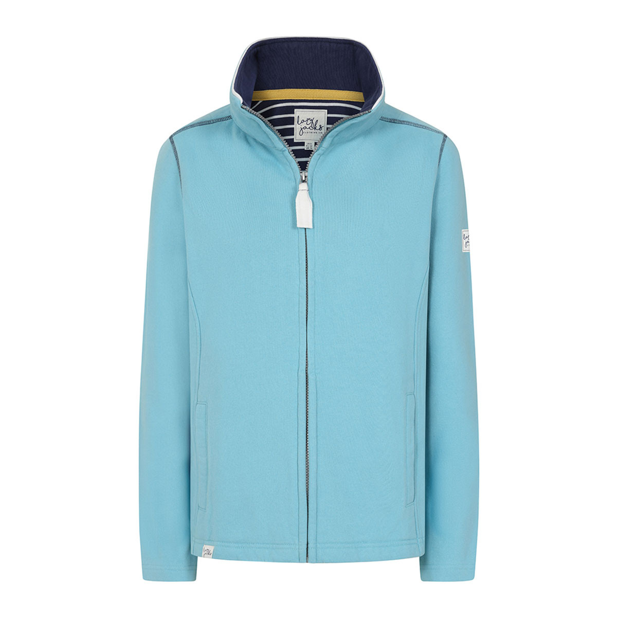 Lazy Jacks Women's Full Zip Plain Sweatshirt - Spearmint | Charlies