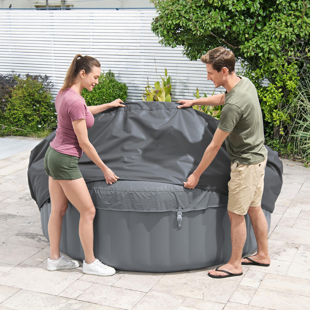 Lay-Z-Spa Round Thermal Cover - 80cm x 216cm | Charlies
