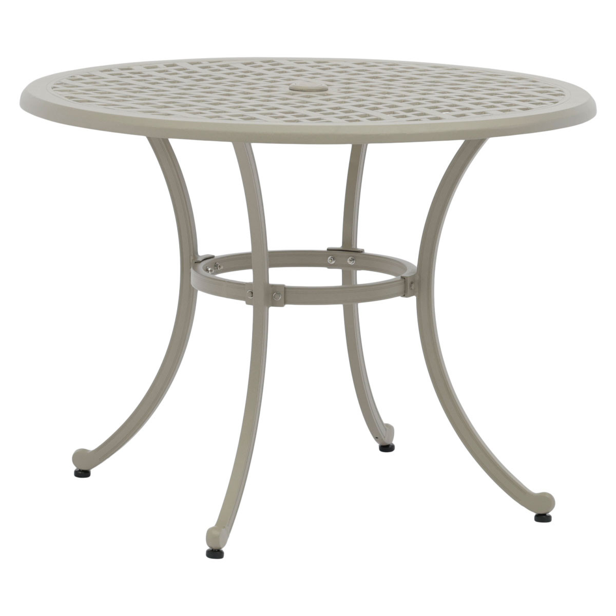 Bramblecrest RHS Bridgewater 4 Seater Aluminium Garden Furniture Dining ...