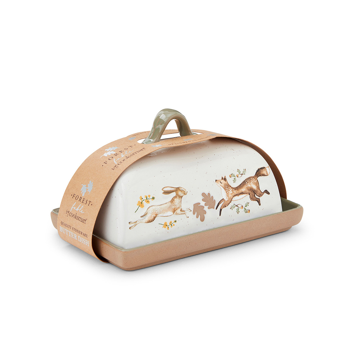 Cooksmart Forest Fable Ceramic Butter Dish | Charlies