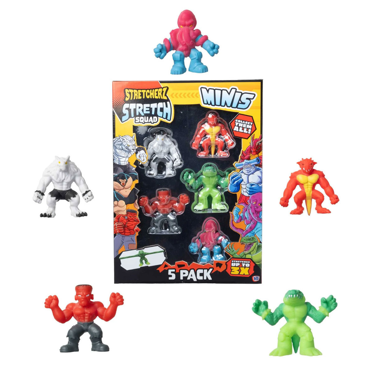Stretcherz Stretch Squad Minis Toy, 5 Pack - Assorted | Charlies