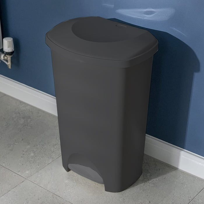 Addis 50 Litre Pedal Bin - Black | Charlies
