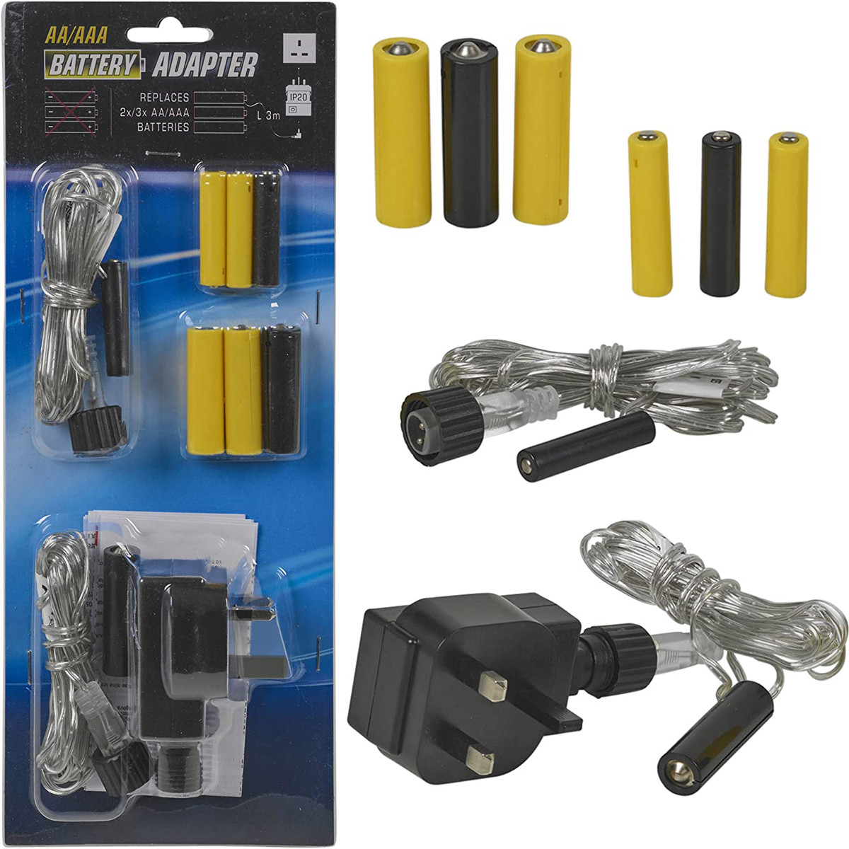 AA/AAA Battery to Mains Adapter | Charlies