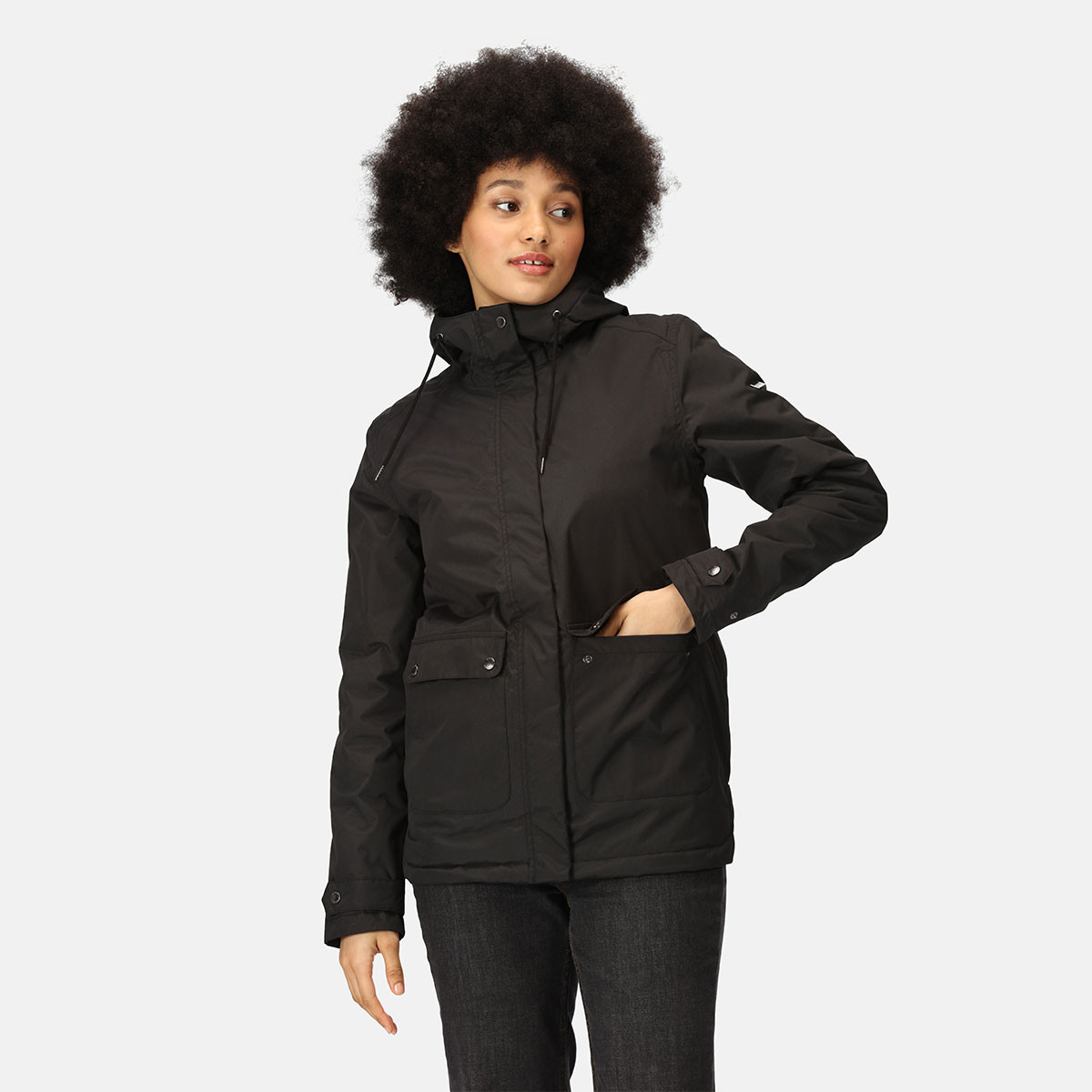Regatta Women's Romine II Waterproof Jacket - Deep Plum/Black | Charlies