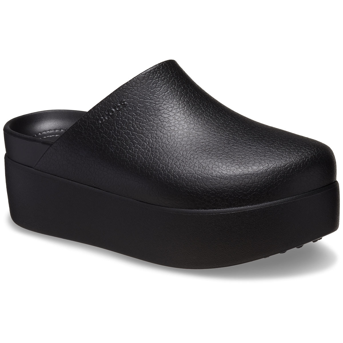 Crocs Women's Classic Platform Glitter Clog - Black | Charlies