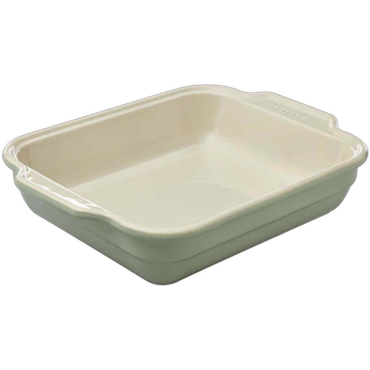 Pyrex Creation Rectangular Ceramic Roaster, Sage Green - 30cm | Charlies