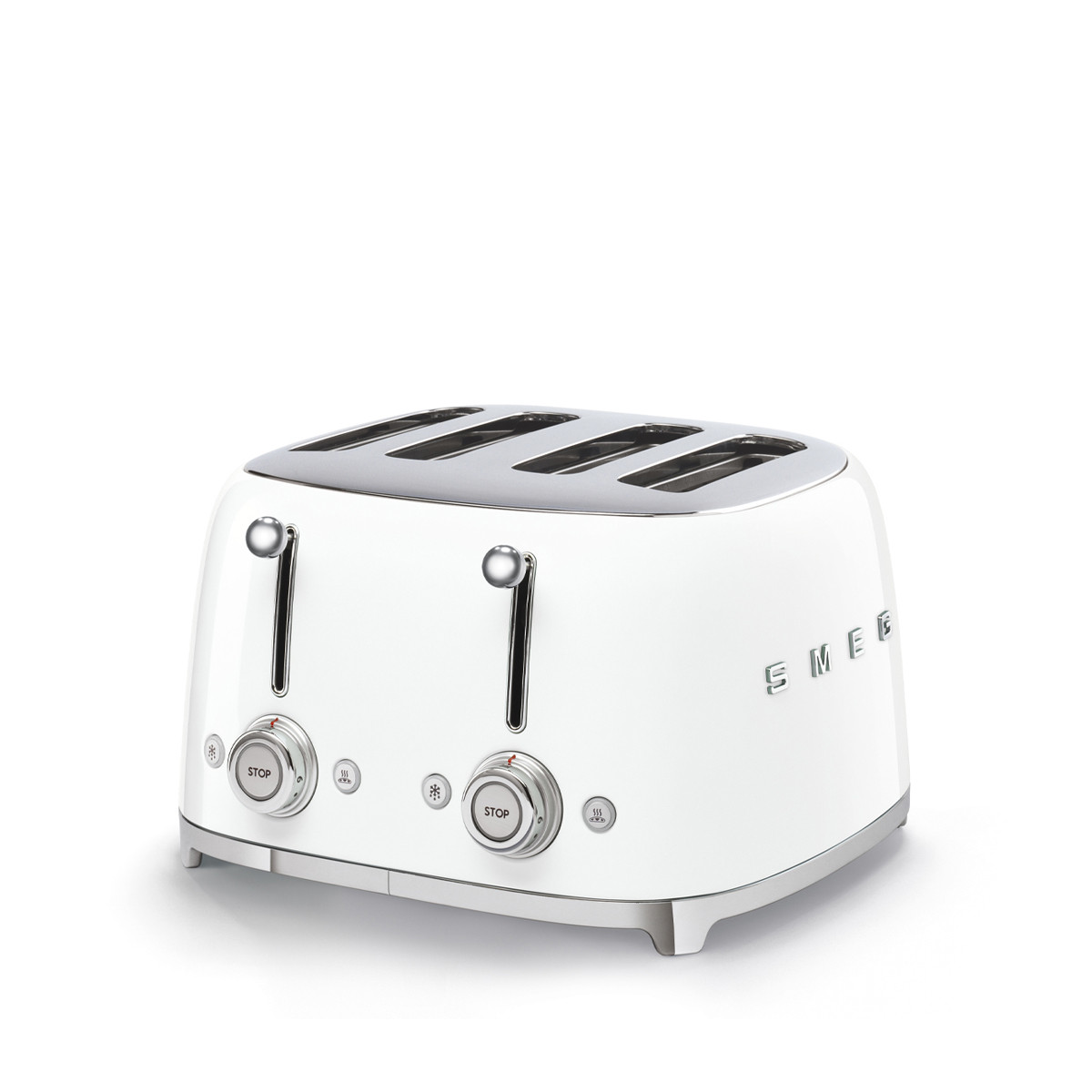 Smeg Retro Style 4 Slice Toaster - White | Charlies