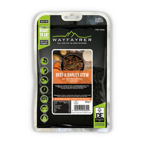 Wayfayrer Beef & Barley Stew Camping Meal | Charlies