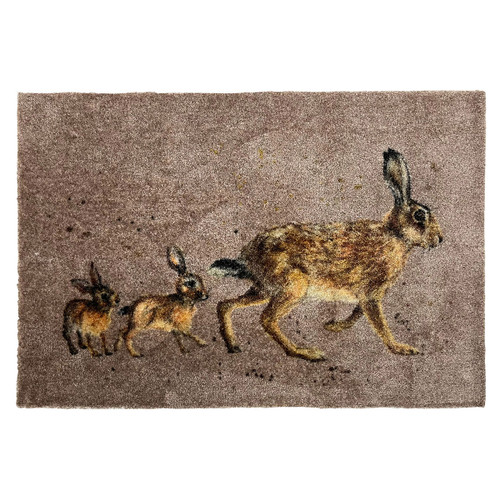 Bree Merryn Hare Line Luxury Washable Doormat - 75cm x 50cm | Charlies