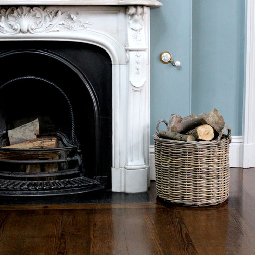 Medium Round Wicker Log Basket | Charlies
