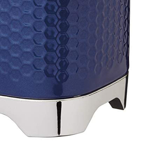 KitchenCraft Lovello Textured Tea Canister – Midnight Navy | Canisters ...