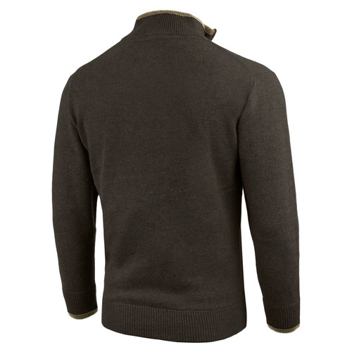 Jack Pyke Men's Ashcombe Quarter Zip Pullover Jumper - Dark Olive ...