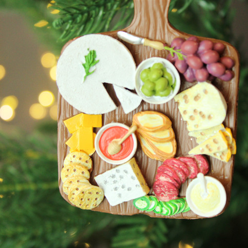 Floralsilk Resin Antipasti Platter Tree Decoration - 10cm | Charlies