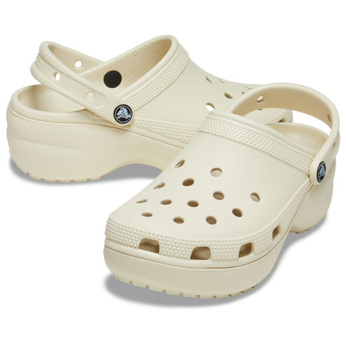 Crocs Women's Classic Platform Clog - Bone | Charlies