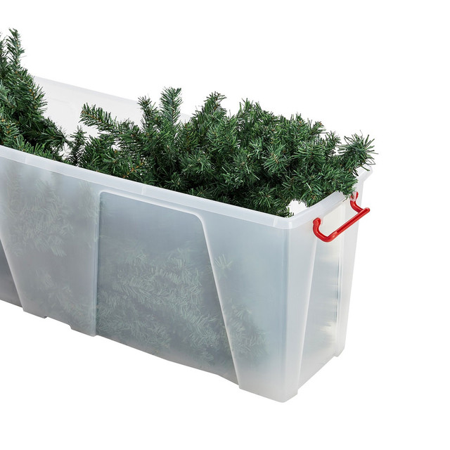 Strata 120L Clear Christmas Tree Storage Box with Lid | Charlies