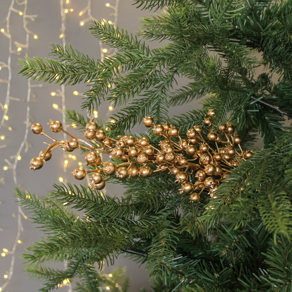Gold Berry Stem - 66cm | Charlies