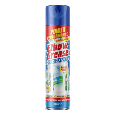 Elbow Grease Aerosol Glass Cleaner - 400ml | Charlies