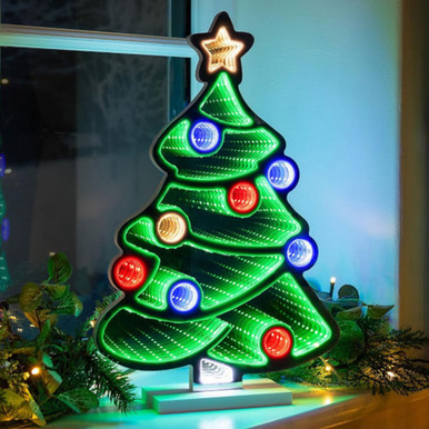 Premier 60cm Christmas Tree LED Infinity Christmas Light Figure | Charlies