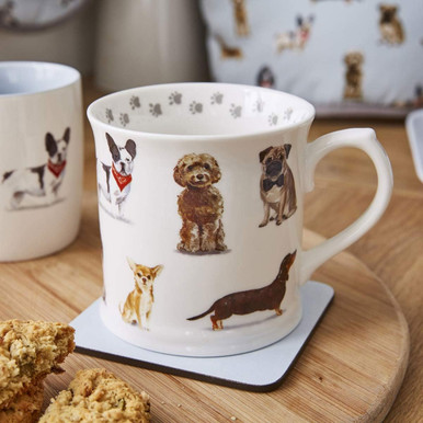 Cooksmart Tankard Mug, 350ml - Curious Dogs | Charlies
