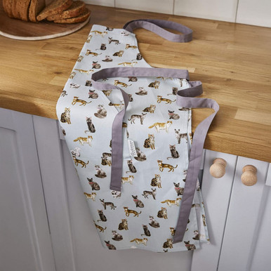 Cooksmart Cotton Apron - Curious Cats | Charlies