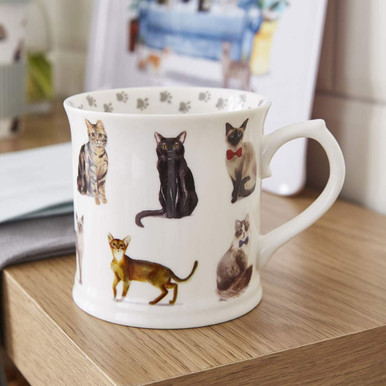 Cooksmart Tankard Mug, 350ml - Curious Cats | Charlies